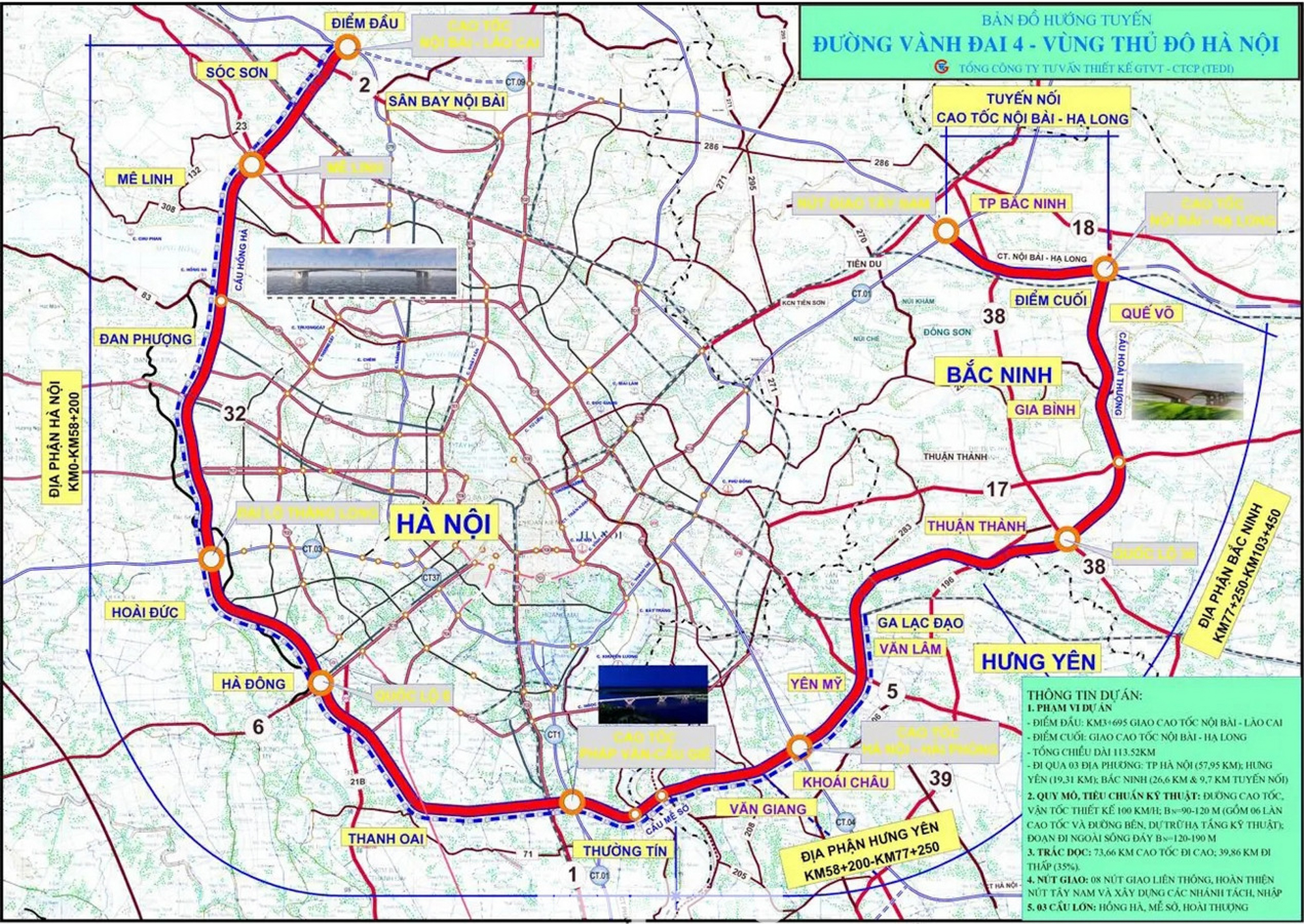 The 85,000 Billion VND Ring Road in Bac Ninh: Major Sections Paved ...