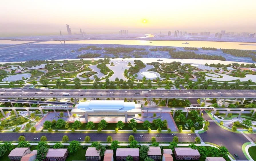 Proposed Riverside Avenue: Hanoi Opts for Existing Dyke Route Along Red ...
