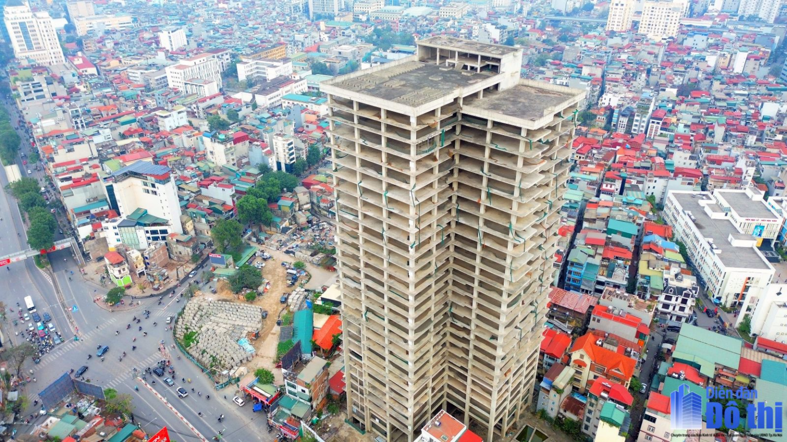 Prime Láng Hạ Project in Hanoi: 28-Story Abandoned Skyscraper Returns ...