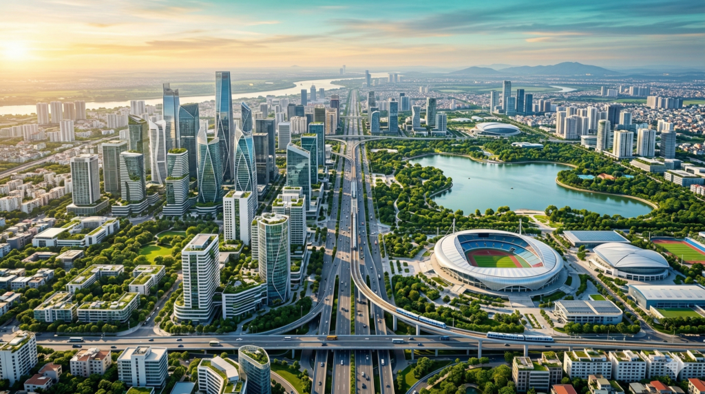 Unveiling Hanoi’s 5 Mega-Cities: Combined Area 100x Larger Than West ...